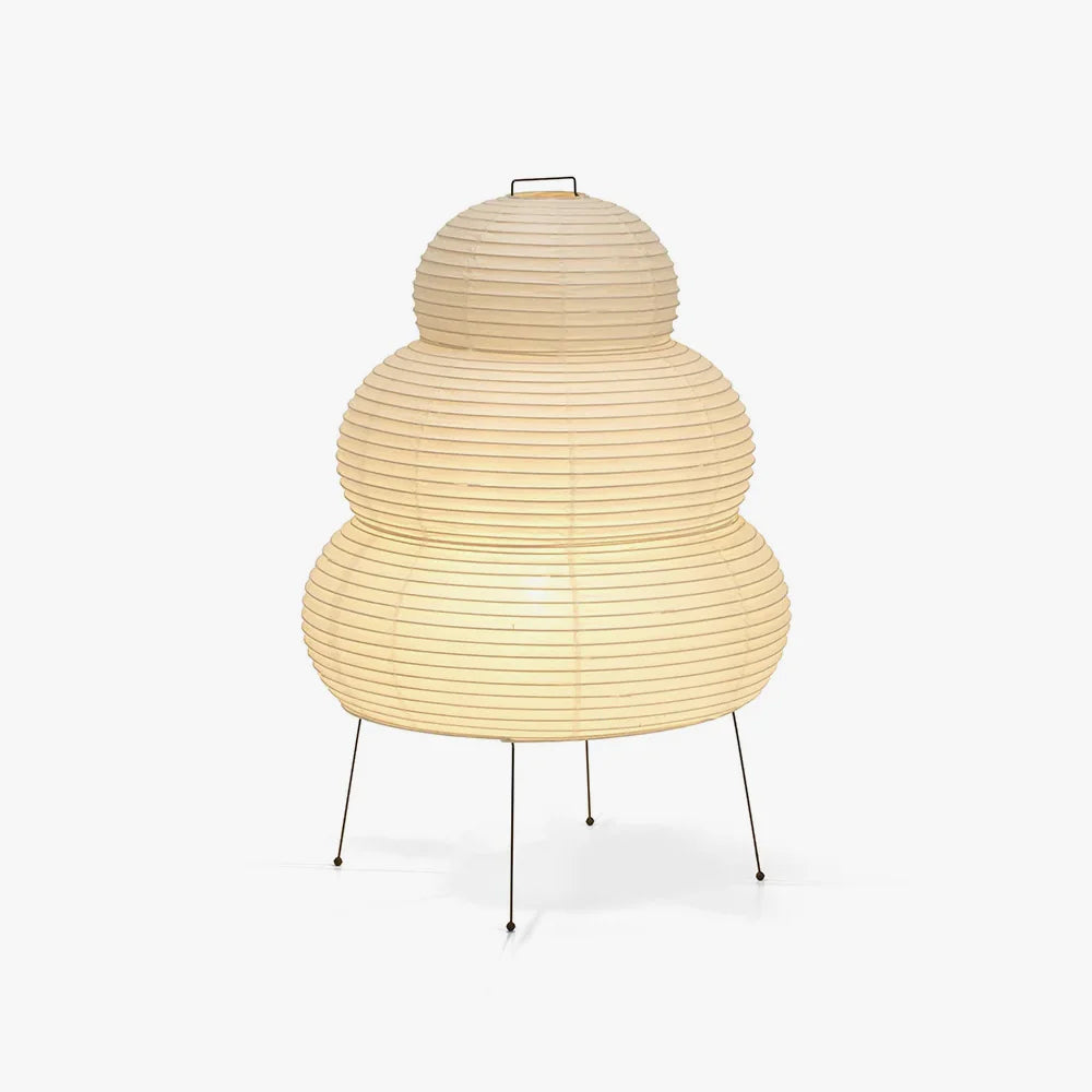 Japanese Paper Table Lamp - Minimalist Design for Living Room & Bedroo ...