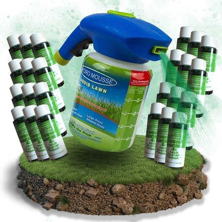 Best Liquid Lawn Seed Spray: DIY Hydroseeding, Grass Seed in a Mat, an ...