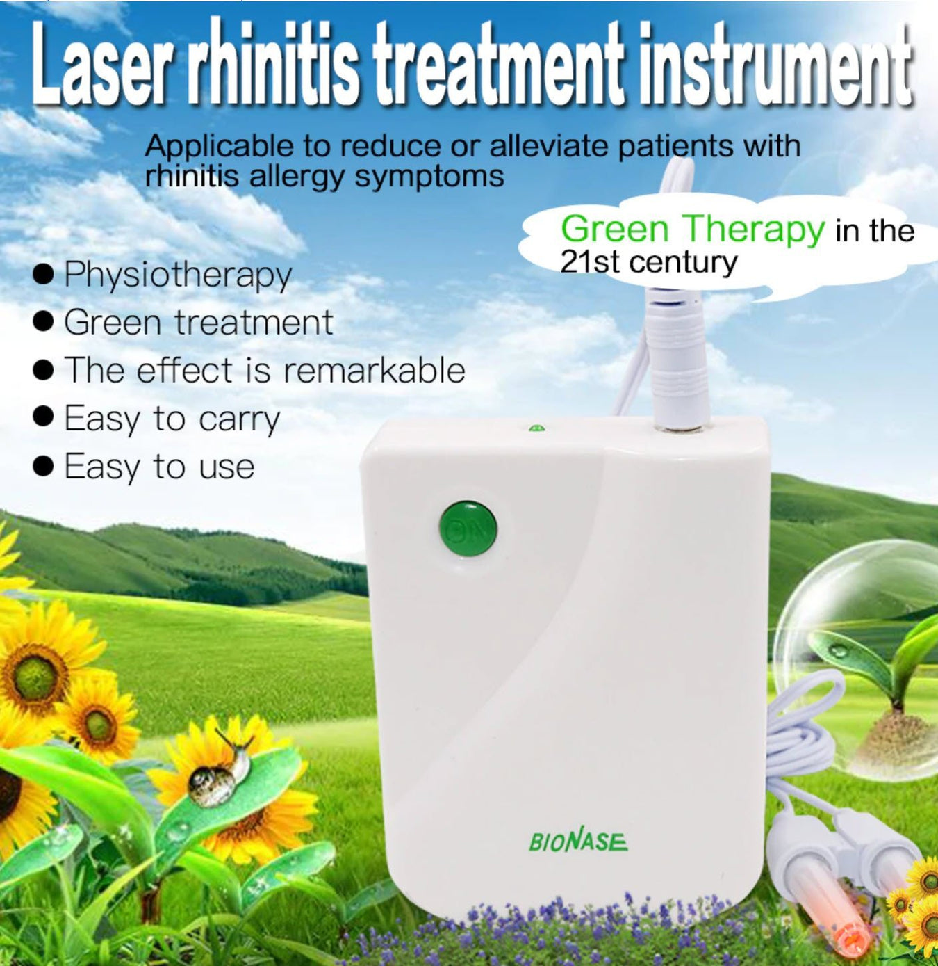 Infrared Rhinitis Therapy Device - Sinusitis Nose Therapy Device ...
