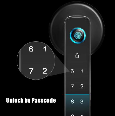 Electric Lock For Door With Bluetooth Keyless Entry Door Lock Biometri ...