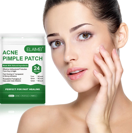 24 Pcs Pimple Patches Hydrocolloid Patches Acne Remover Set Face Skin ...